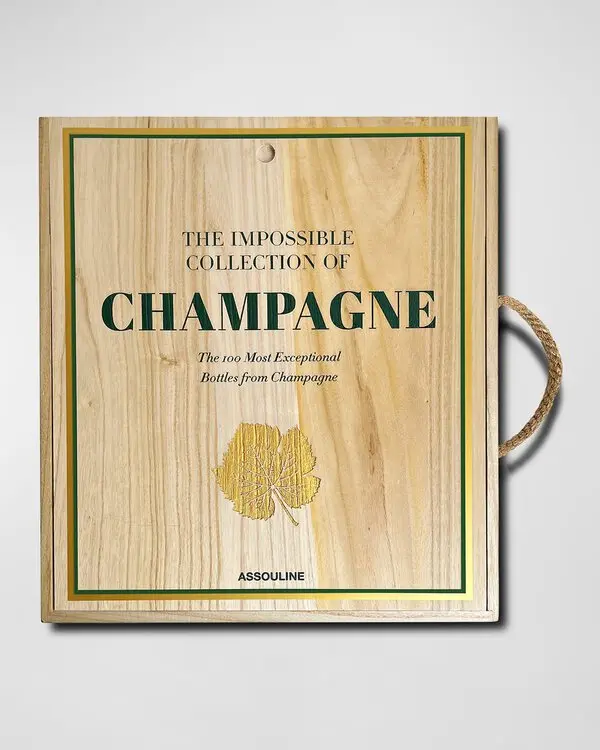 Assouline The Impossible Collection Of Champagne: The 100 Most Exceptional Bottles From Champagne" Book Enrico Bernardo