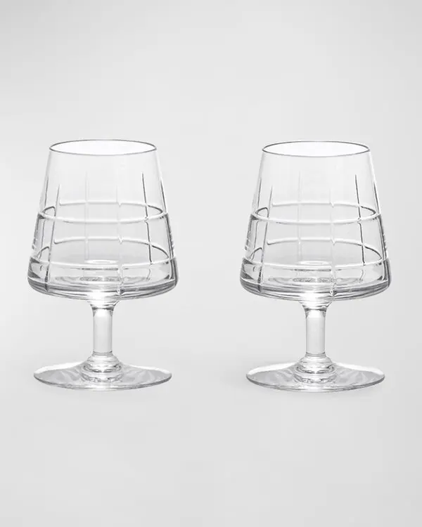 ORREFORS Street Cognac Glasses, Set Of 2 - Clear