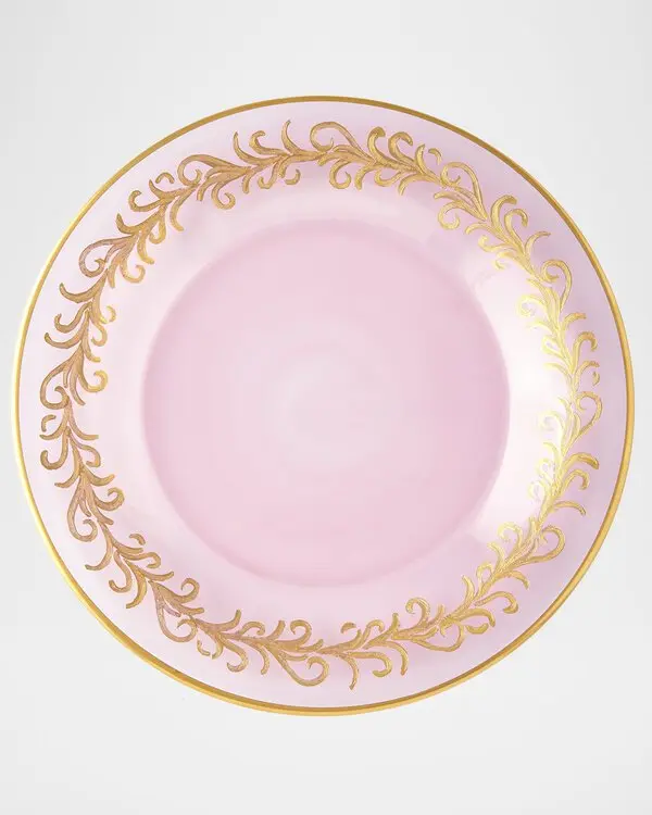 Neiman Marcus Blush Oro Bello Dinner Plates, Set Of 4