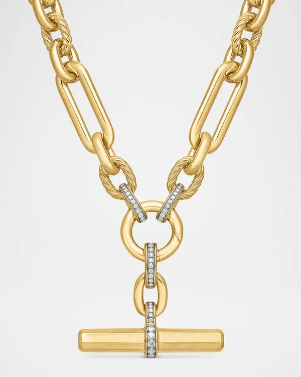 David Yurman Lexington Chain Necklace With Diamonds - Diamond