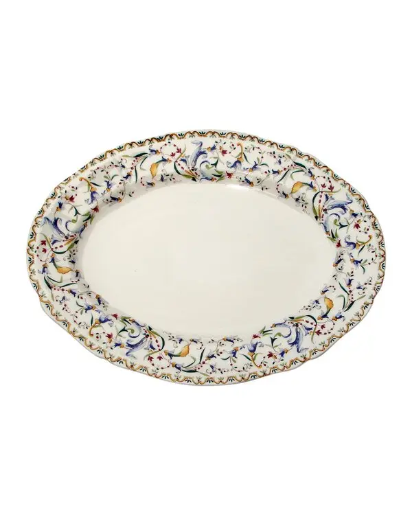 GIEN Toscana Medium Oval Platter - Multi | Editorialist