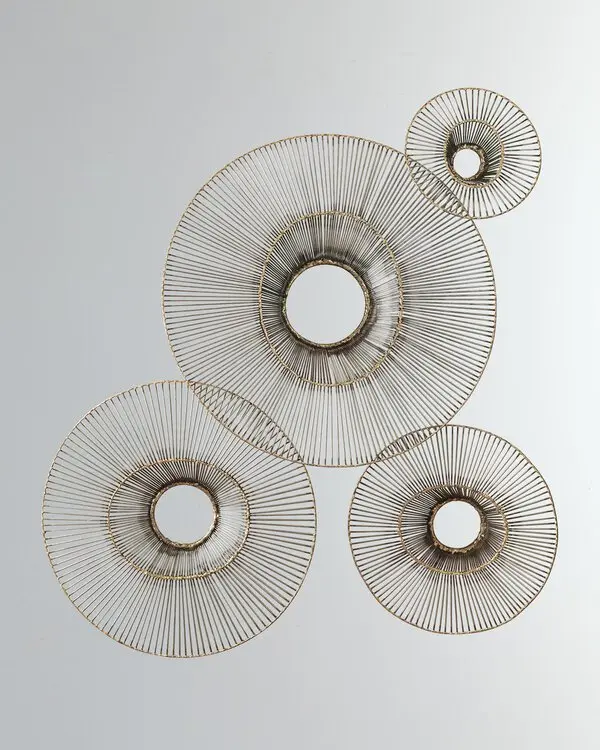 GLOBAL VIEWS Medium Tilt A Wire Mirror