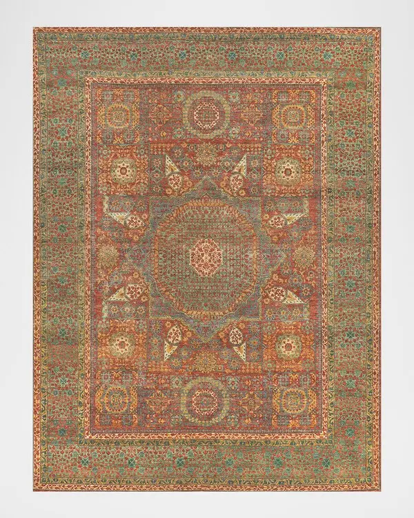 EXQUISITE RUGS Gable Colors Hand Knotted Rug, 9' X 12