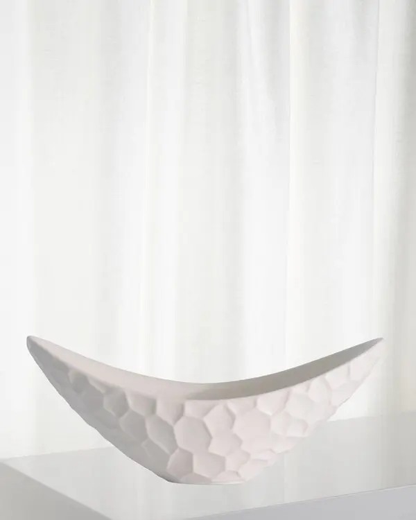 GLOBAL VIEWS Honeycomb Long Bowl