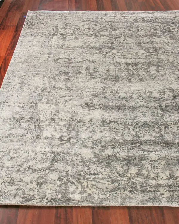 EXQUISITE RUGS Swan Hand-knotted Rug, 10' X 14