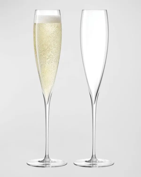 LSA Savoy Champagne Flutes, Set Of 2