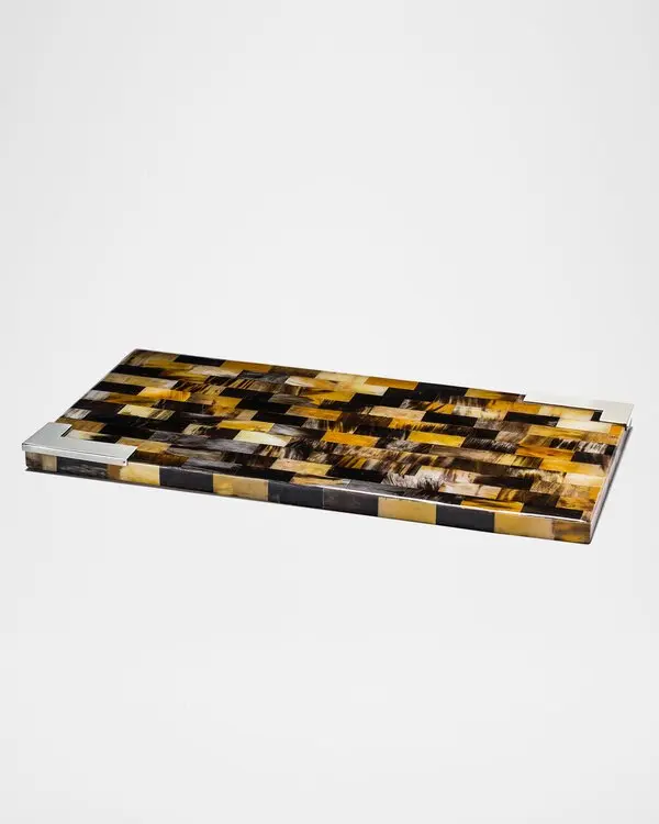 LADORADA Horn Veneer Small Serving Board - One-color