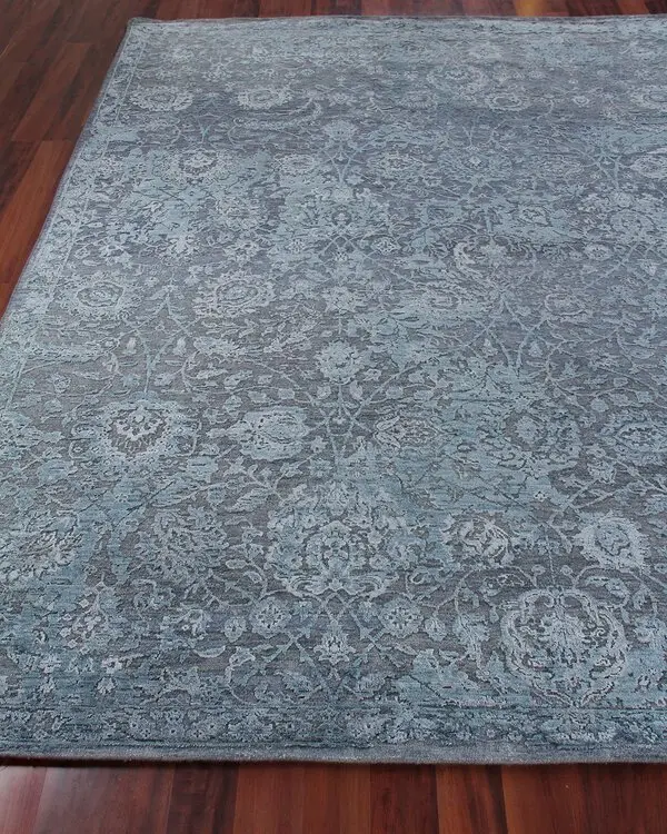 EXQUISITE RUGS Augustin Hand-knotted Rug, 8' X 10 - Blue