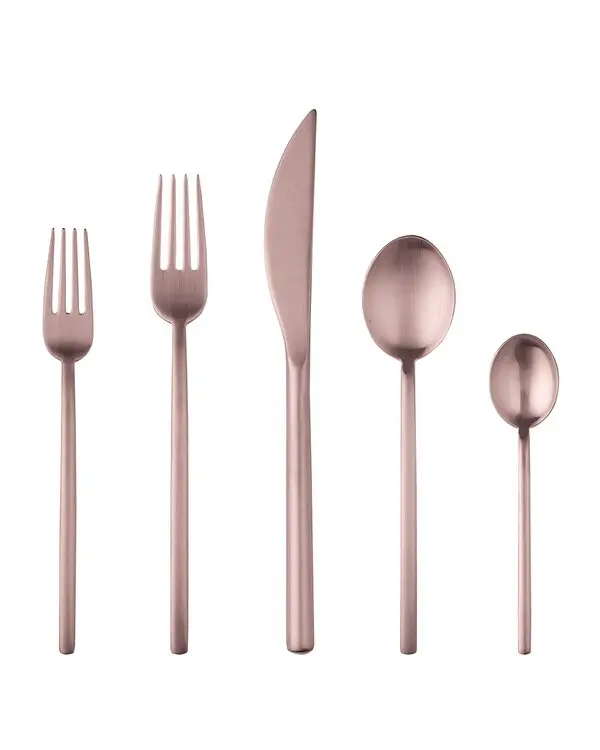 MEPRA Due Ice 5-piece Flatware Set - Bronze