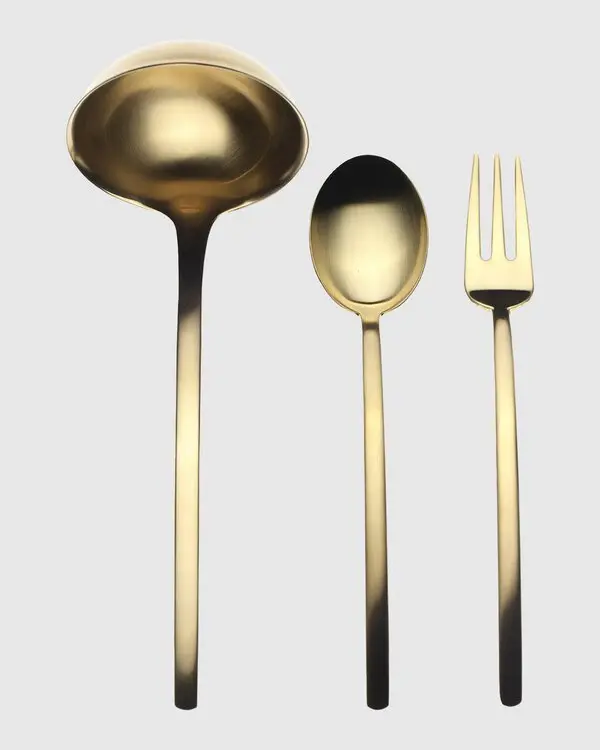 MEPRA Due Ice Oro 3-piece Serving Set - One-color