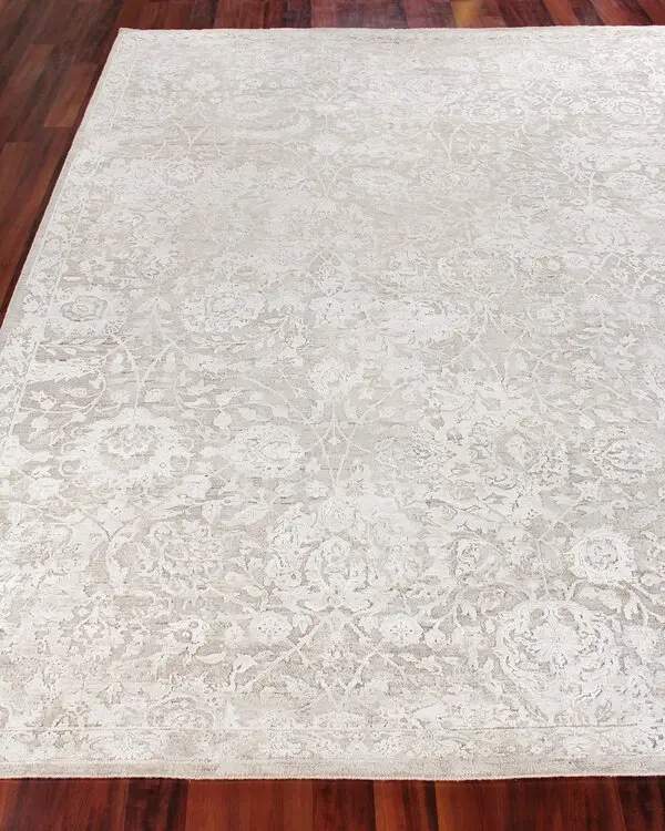EXQUISITE RUGS Augustin Hand-knotted Rug, 10' X 14 - Ivory