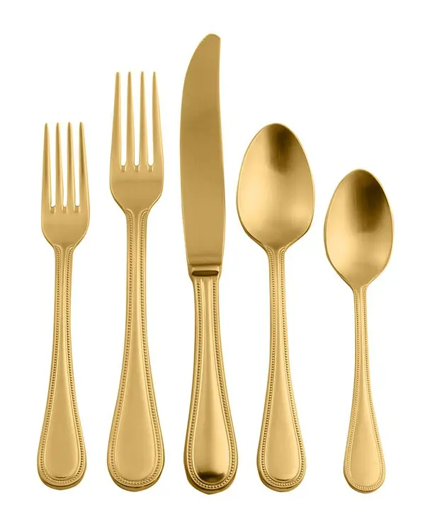 MEPRA Perla Ice Oro 5-piece Flatware Set - One-color