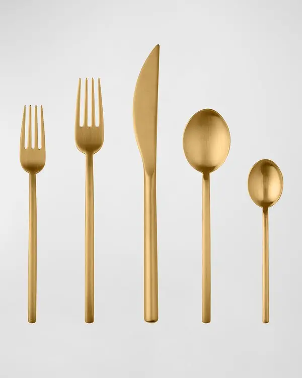 MEPRA Due Ice Oro 5-piece Place Setting - One-color