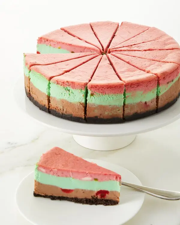 CHEESECAKE ROYALE Spumoni Cheesecake