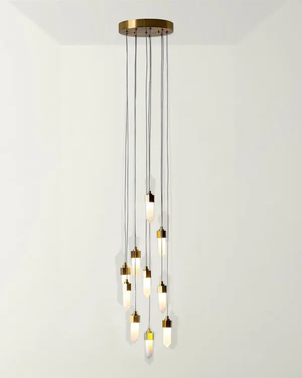 ASHLEY CHILDERS FOR GLOBAL VIEWS Leo 10 Drop Chandelier