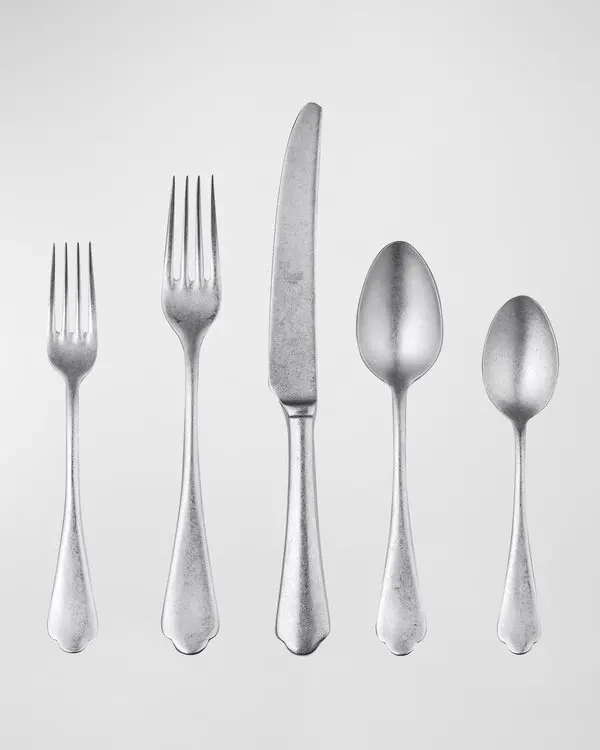 MEPRA Dolce Vita Pewter 20-piece Flatware Set - One-color
