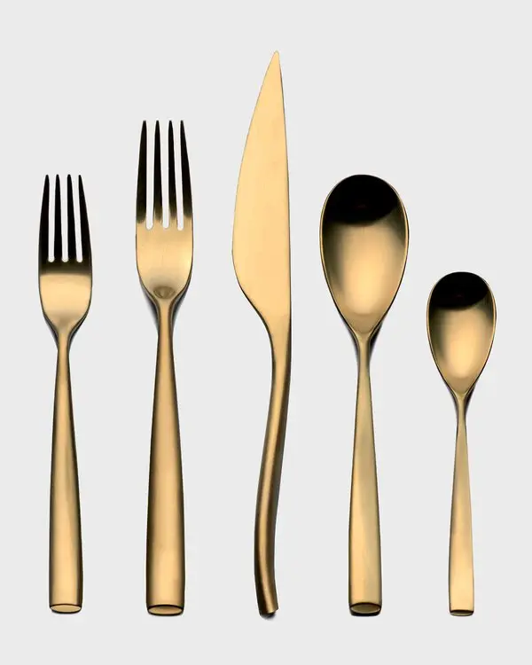 MEPRA Arte Oro Ice 5-piece Flatware Set - One-color
