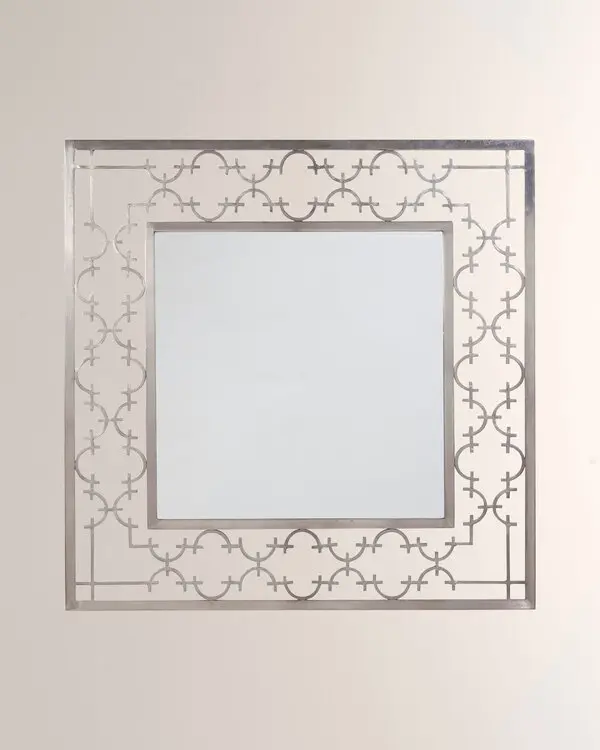WILLIAM D SCOTT FOR GLOBAL VIEWS C-fret Mirror - Silver