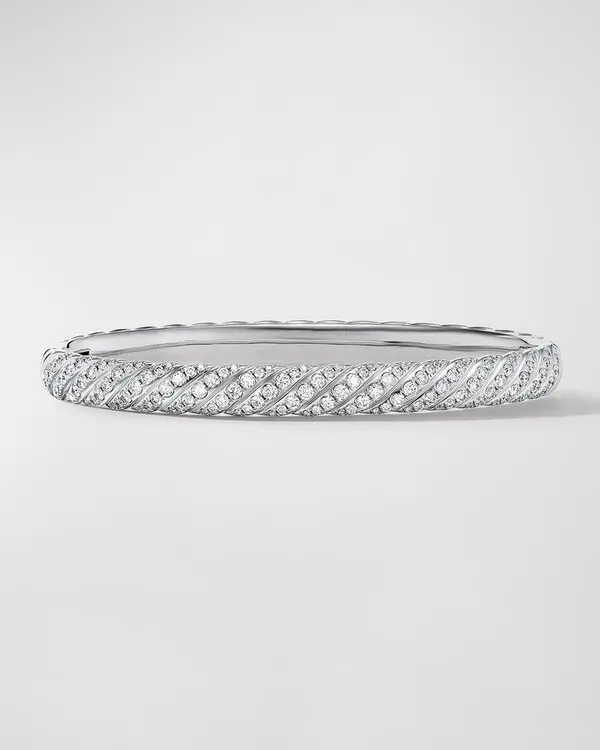David Yurman Sculpted Cable Bracelet - Diamond