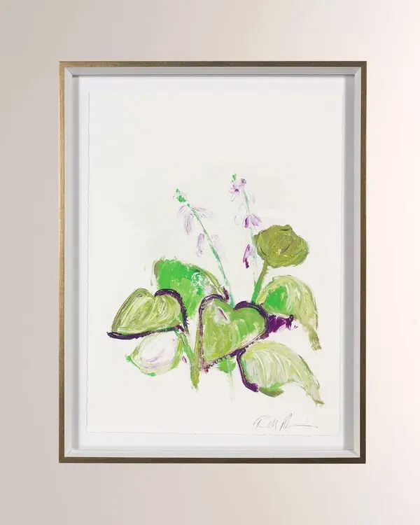 RFA FINE ART White Glove Series Hosta" Art Print Robert Robinson