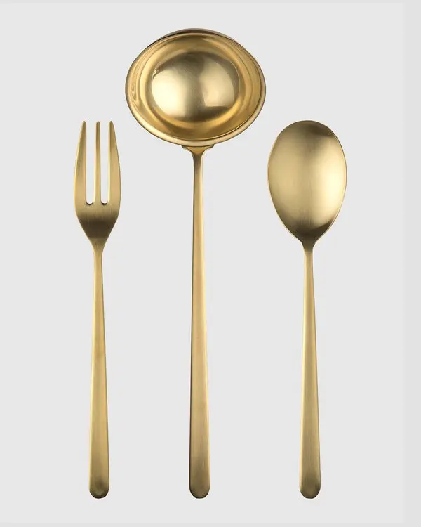 MEPRA Linea Ice Oro 3-piece Serving Set - One-color