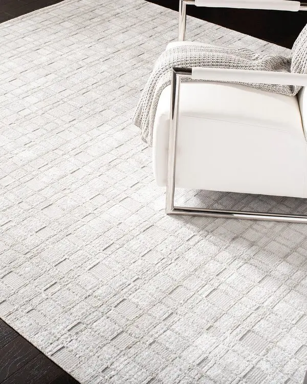 SAFAVIEH White Rock Hand-loomed Rug, 6' X 9