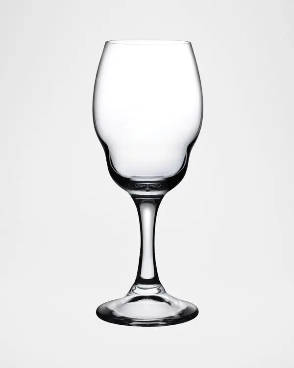 NUDE Heads Up White Wine Glasses, Set Of 2