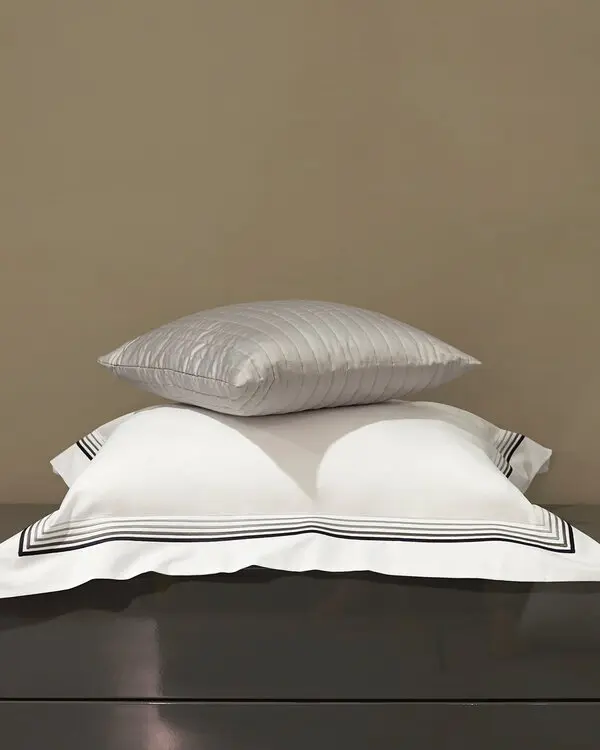 SIGNORIA FIRENZE Casale Sham - White/grey