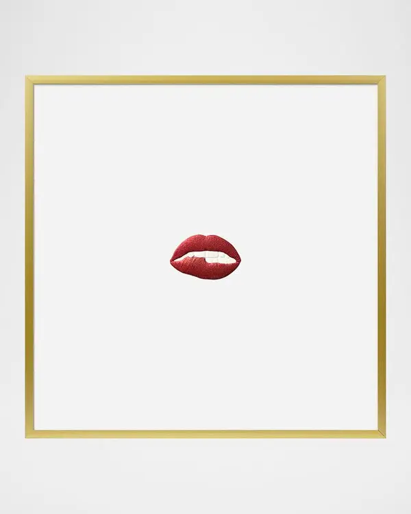 BELL'INVITO Framed Stationary Wall Art - Pucker