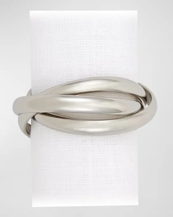 L'Objet Three Ring Napkin Jewels, Set Of 4 - One-color