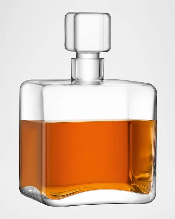 LSA Cask Square Whiskey Decanter - One-color