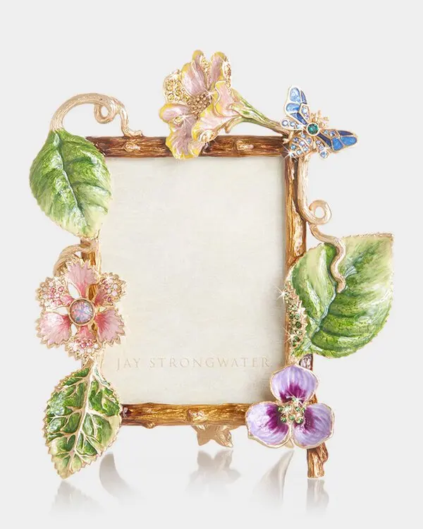 JAY STRONGWATER Dutch Floral Frame, 3" X 4 - Multi