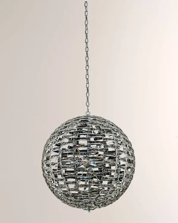 ALLEGRI CRYSTAL BY KALCO LIGHTING 26" Alta Orb Pendant Light