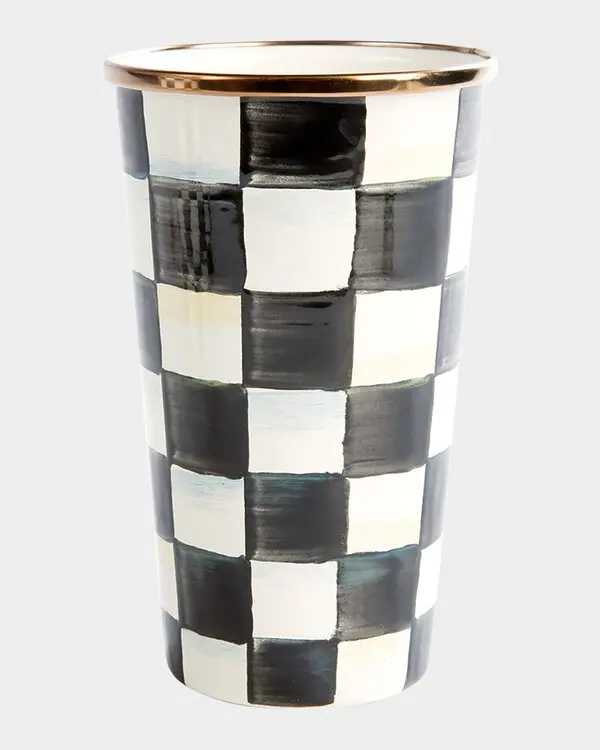 MACKENZIE-CHILDS Courtly Check Enamel Tumbler - Assorted