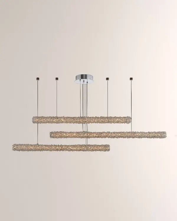 ALLEGRI CRYSTAL BY KALCO LIGHTING Lina 60" Multi Led Island Light