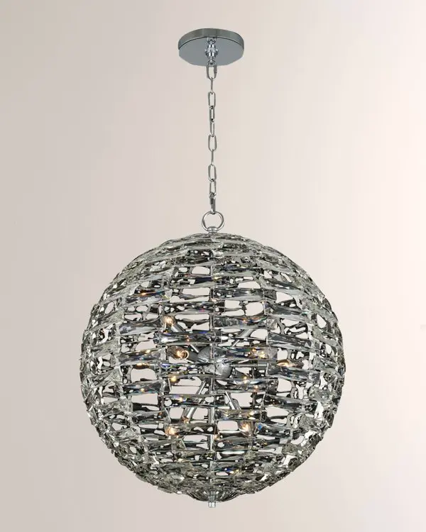 ALLEGRI CRYSTAL BY KALCO LIGHTING 36" Alta Orb Chandelier