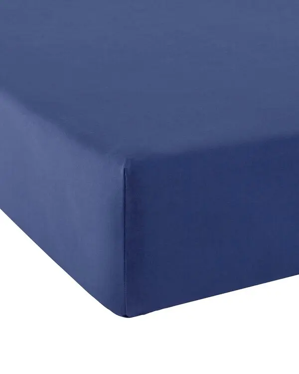 ANNE DE SOLENE Vexin 200 Thread-count Fitted Sheet - Encre