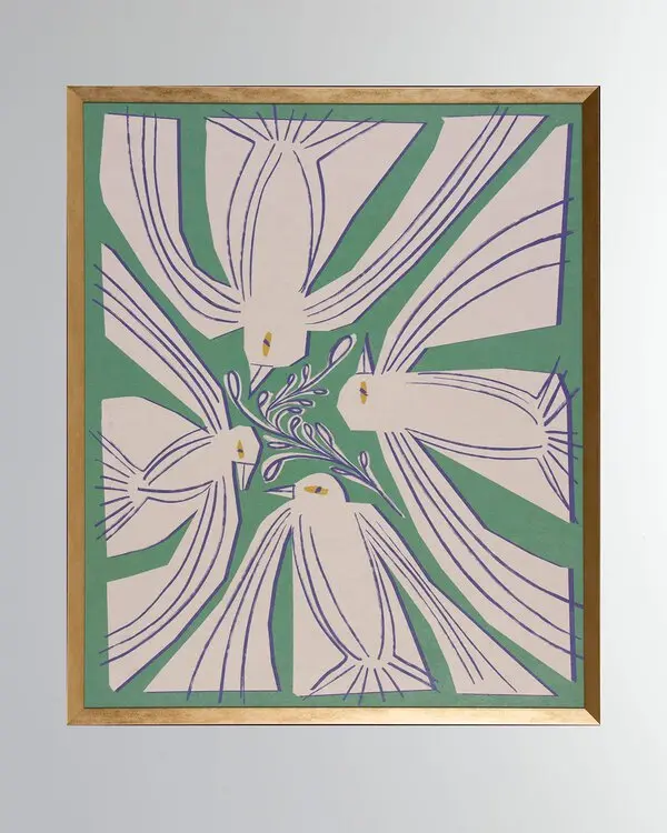 SHADOW CATCHERS Block Flock Ii" Giclee On Paper Wall Art