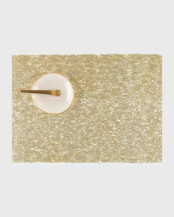 CHILEWICH Metallic Lace Placemat - Gold
