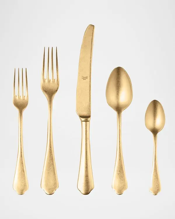 MEPRA Dolce Vita Pewter Oro 20-piece Flatware Set - One-color