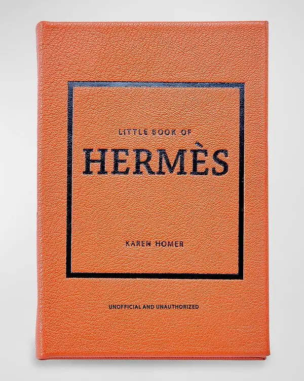GRAPHIC IMAGE Little Book Of Hermes" Leather Bound Book - Orange