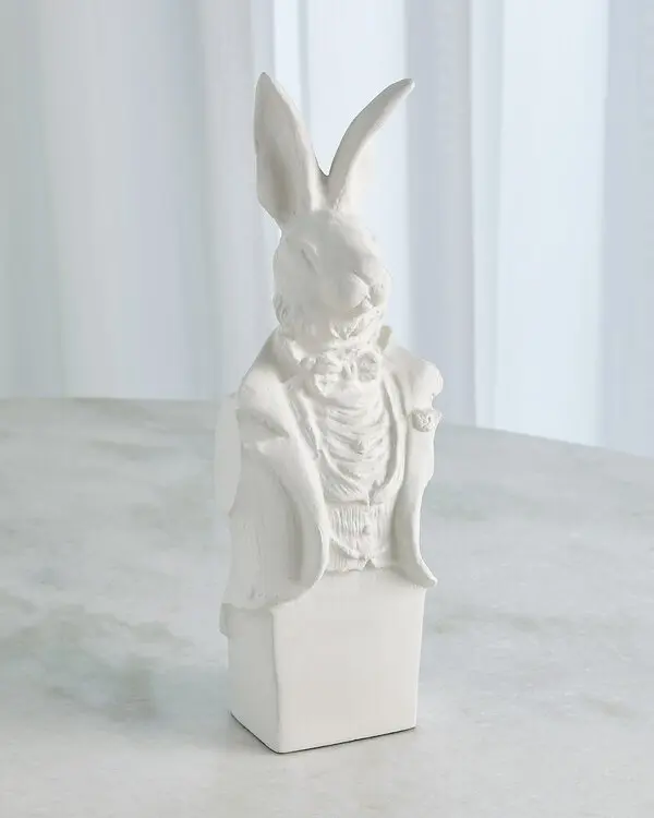 WILLIAM D SCOTT FOR GLOBAL VIEWS Rabbit In Tux Sculpture