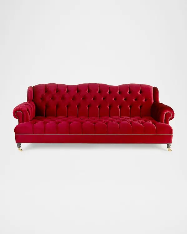 HAUTE HOUSE Mr. Smith Tufted Sofa 94.5
