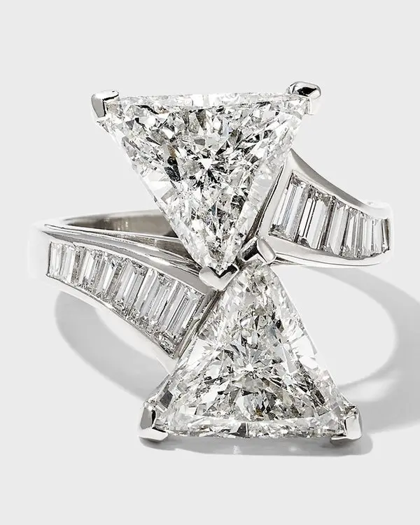 OSCAR HEYMAN Diamond Ring - Platinum