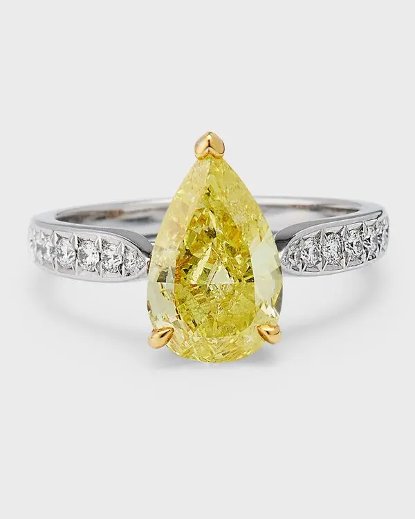 Chopard High Jewelry 18k Gold Diamond Solitaire Ring - Platinum