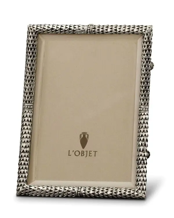 L'Objet Scales Platinum-plated Picture Frame, 8x10 - One-color