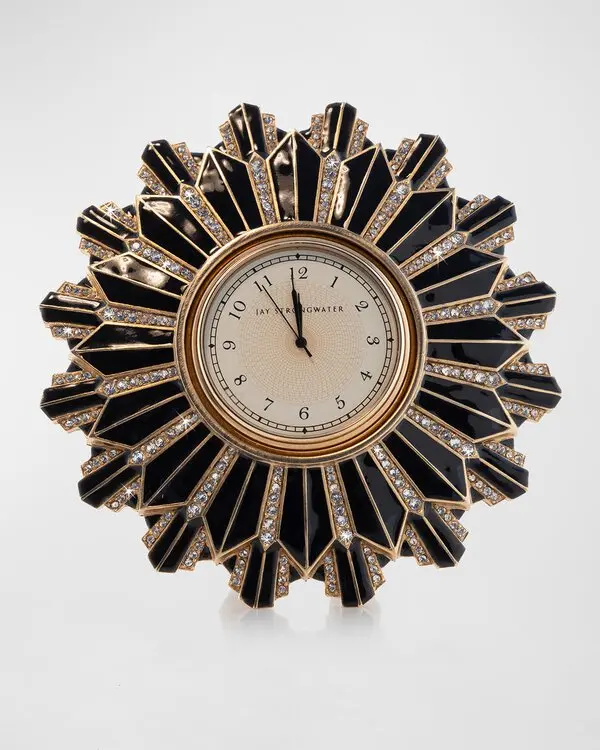 JAY STRONGWATER Art Deco Clock