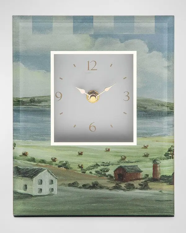 MACKENZIE-CHILDS Landscape Carriage Clock