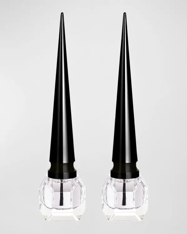 CHRISTIAN LOUBOUTIN Lalaque La Manucure La Base & Le Top Coat, 2 X 0.2 Oz - One-color