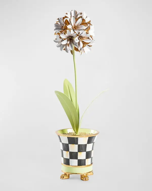MACKENZIE-CHILDS Botany Potted Allium Flower